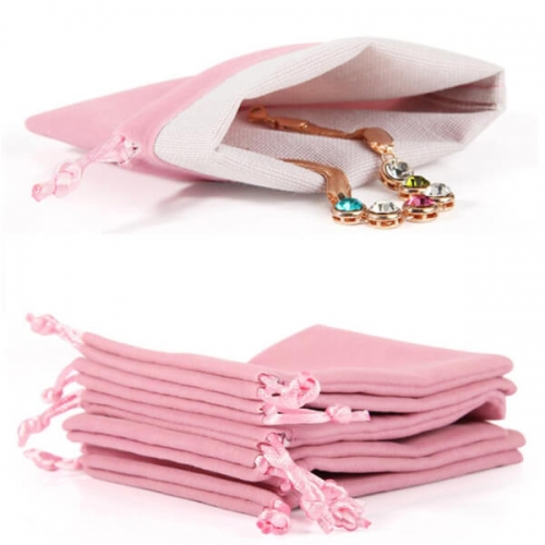 Velvet Pouches with Printed Logo | Jewelry Packaging
