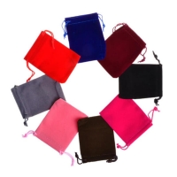 Custom Design Velvet Pouches For Jewelry, Crystals, Diamonds